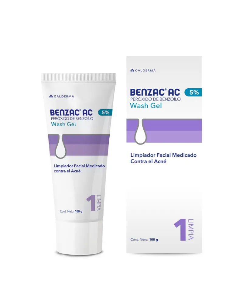 BENZAC-AC WASH GEL 5% X 100 G - Farmacias Roraima