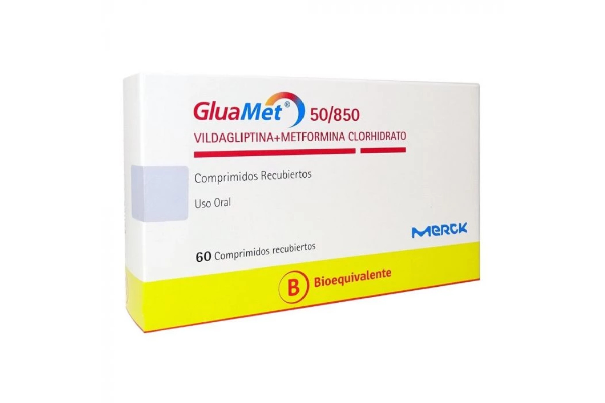 GLUAMET COMPRIMIDOS 50/850 MG X 60 - Farmacias Roraima