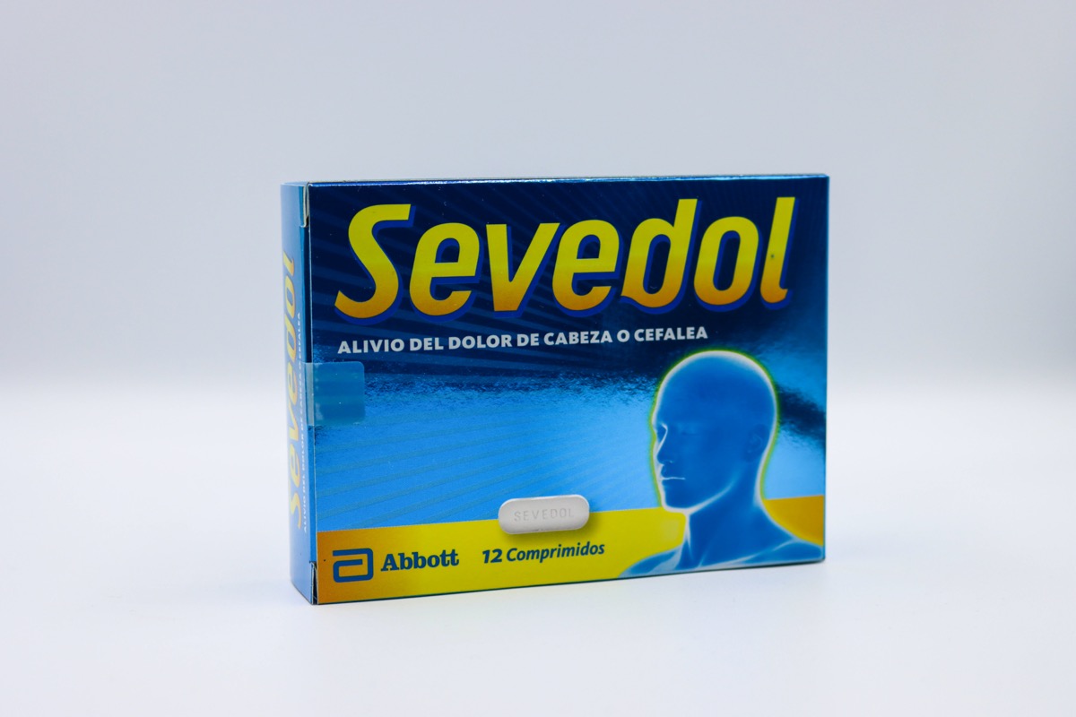 SEVEDOL COMPRIMIDOS X 12 - Farmacias Roraima
