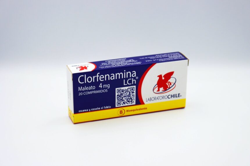 CLORFENAMINA COMPRIMIDOS 4 MG X 20 - Farmacias Roraima