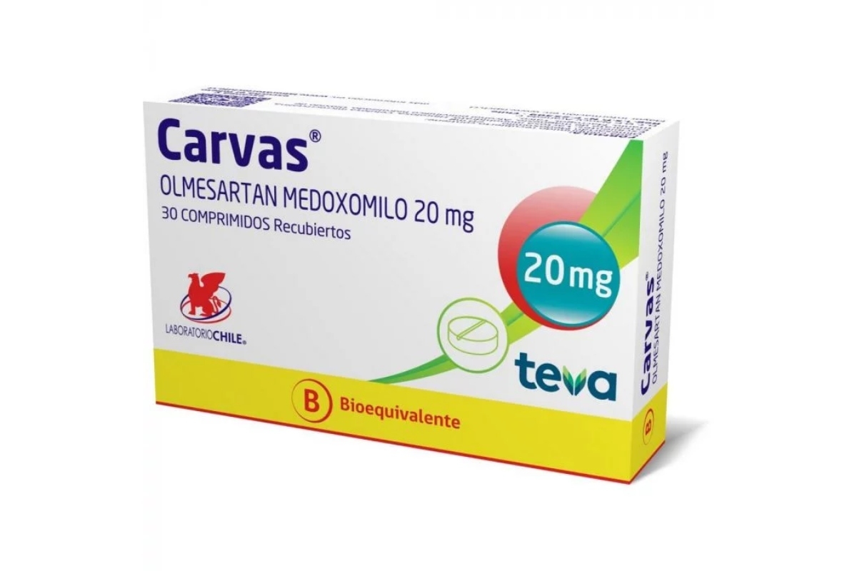 CARVAS COMPRIMIDOS 20 MG X 30 - Farmacias Roraima