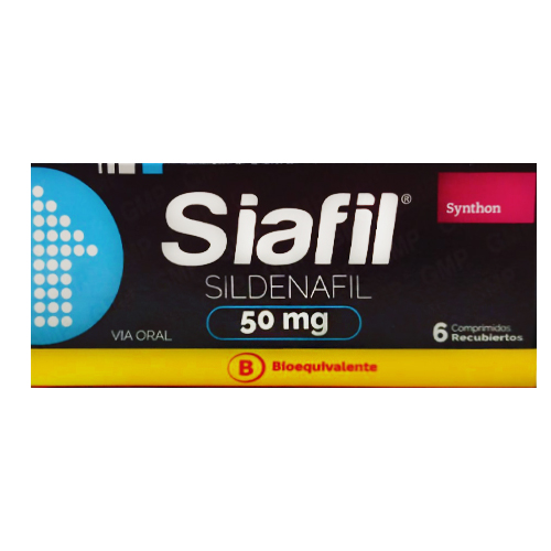 SIAFIL COMPRIMIDOS 50 MG X 6 - Farmacias Roraima
