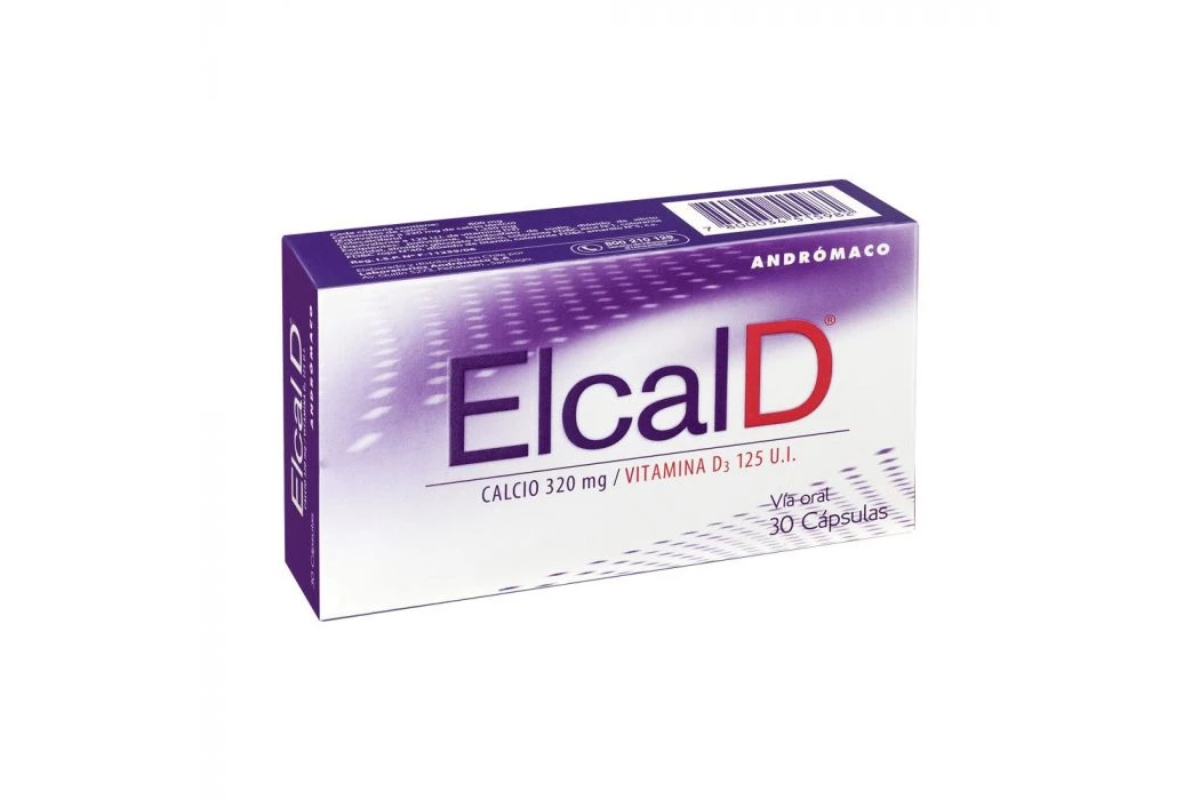 ELCAL D CAPSULAS 320 MG+VIT D X 30 - Farmacias Roraima