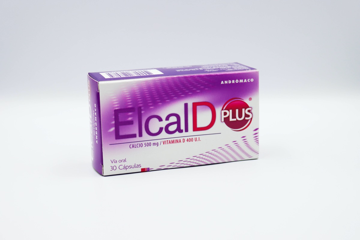 ELCAL D PLUS CAPSULAS 500 MG+VIT D X 30 - Farmacias Roraima