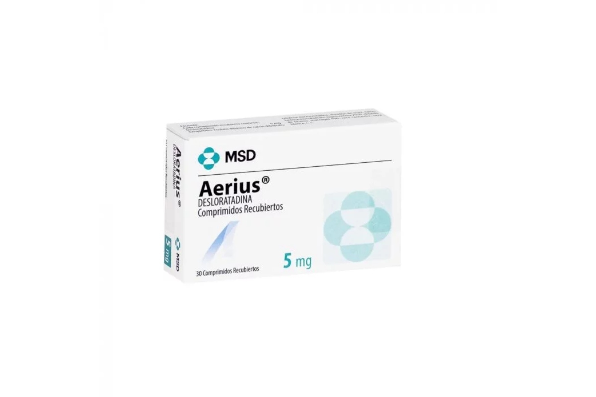 AERIUS COMPRIMIDOS 5 MG X 30 - Farmacias Roraima