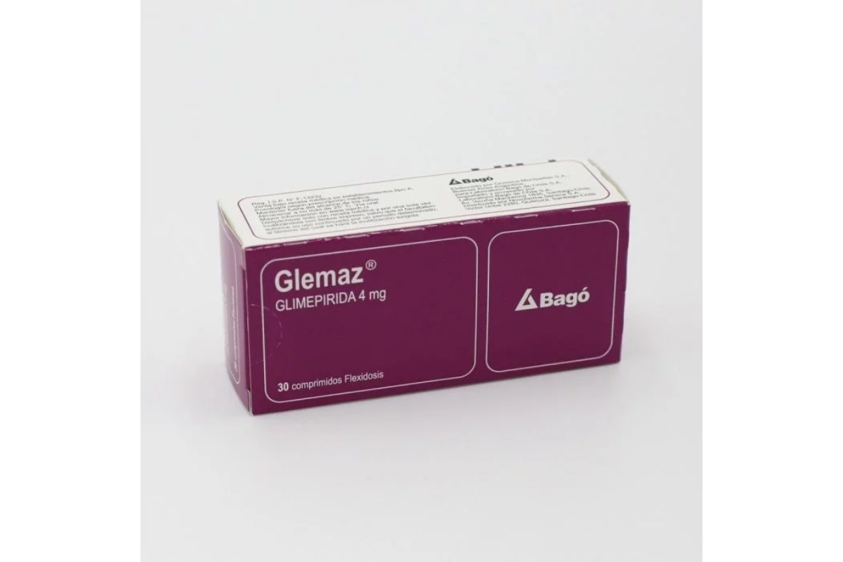 GLEMAZ COMPRIMIDOS 4 MG X 30 - Farmacias Roraima