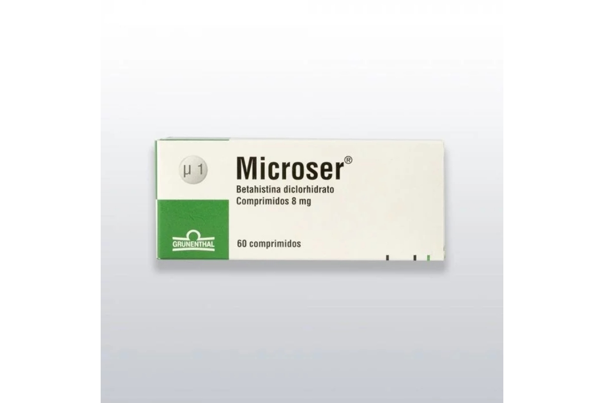 MICROSER COMPRIMIDOS 8 MG X 60 - Farmacias Roraima