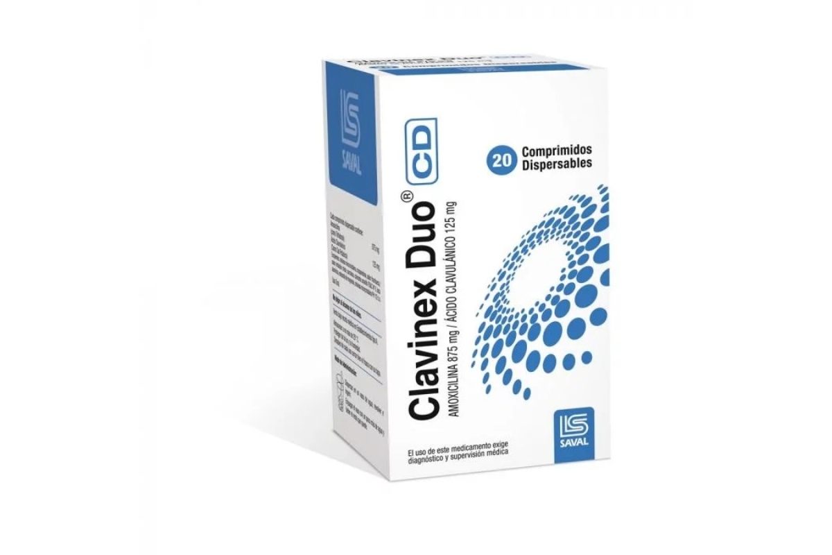 CLAVINEX DUO COMPRIMIDOS DISP COMPRIMIDOS X 20 - Farmacias Roraima