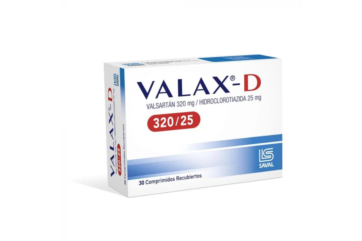 VALAX-D COMPRIMIDOS 320/25 MG X 30 - Farmacias Roraima