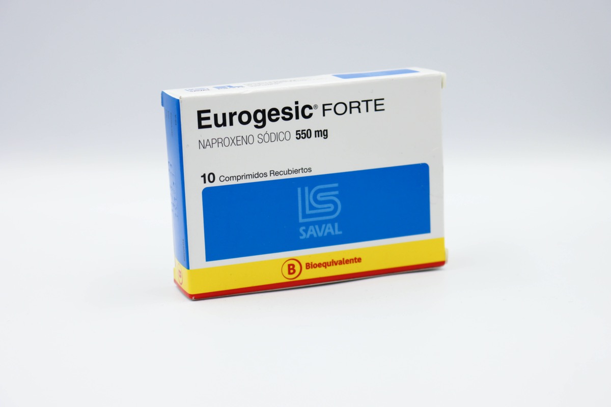 EUROGESIC FORTE COMPRIMIDOS 550 MG X 10 - Farmacias Roraima
