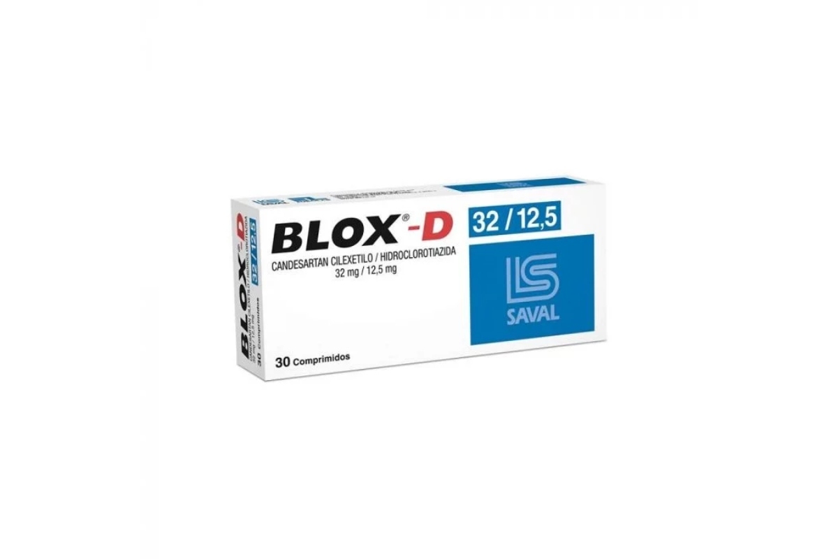 BLOX-D COMPRIMIDOS 32/12,5 MG X 30 - Farmacias Roraima
