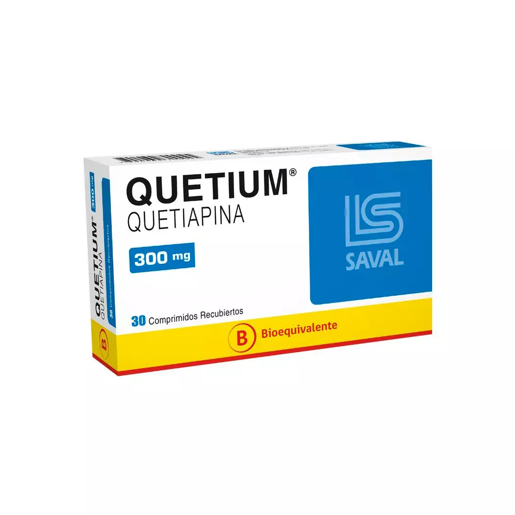 QUETIUM COMPRIMIDOS 300 MG X 30 - Farmacias Roraima