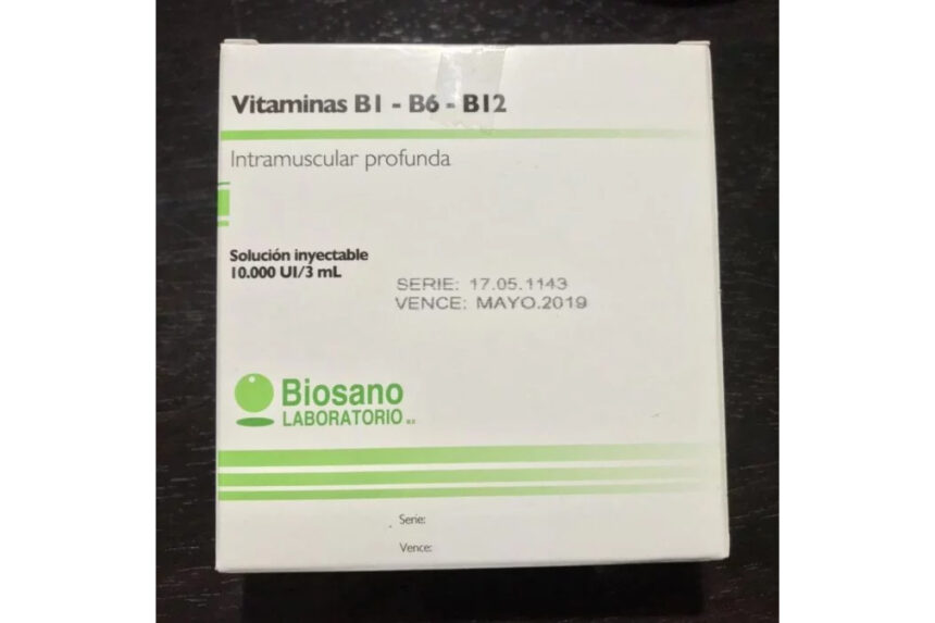 VITAMINA B1-B6-B12 AMPOLLA 3 ML X 100 - Farmacias Roraima