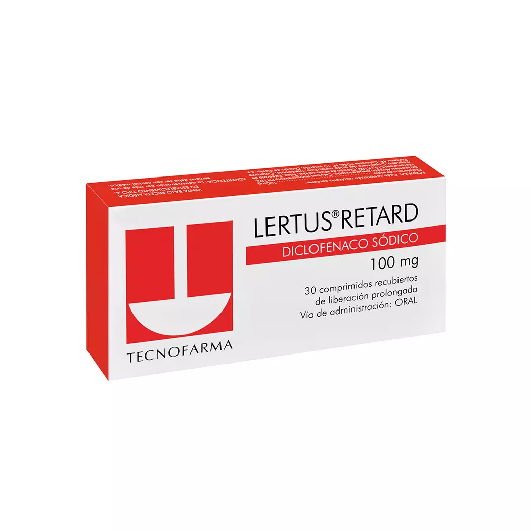 LERTUS RET COMPRIMIDOS 100 MG X 30 - Farmacias Roraima