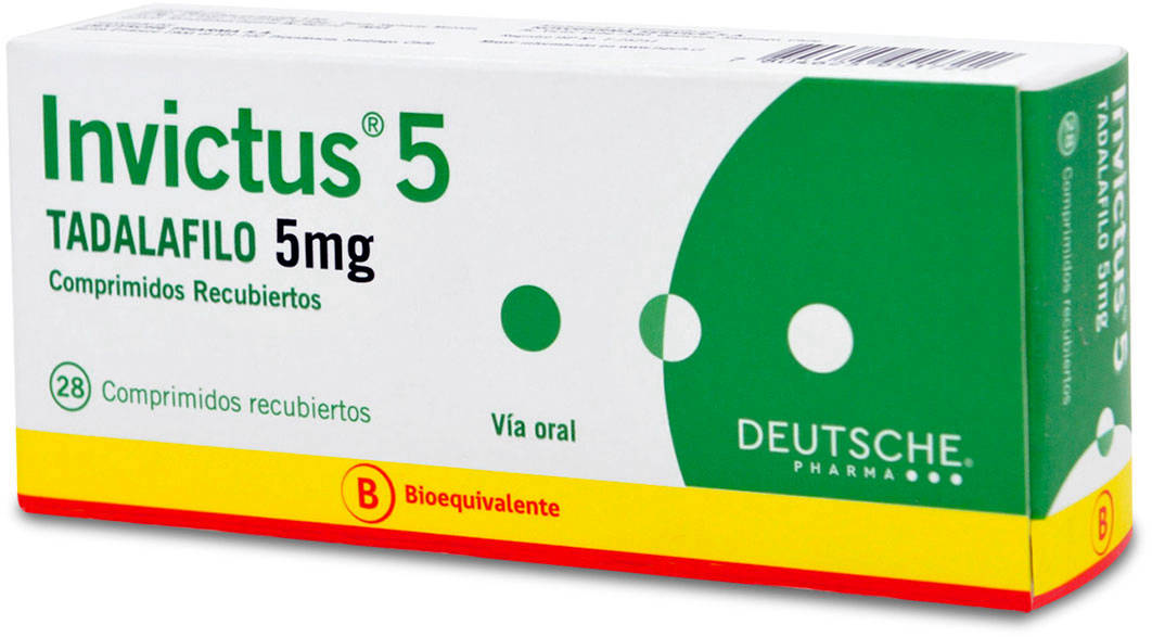 INVICTUS COMPRIMIDOS 5 MG X 28 - Farmacias Roraima