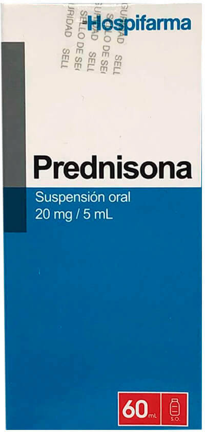 PREDNISONA JARABE 20 MG/5ML X 60 ML - Farmacias Roraima