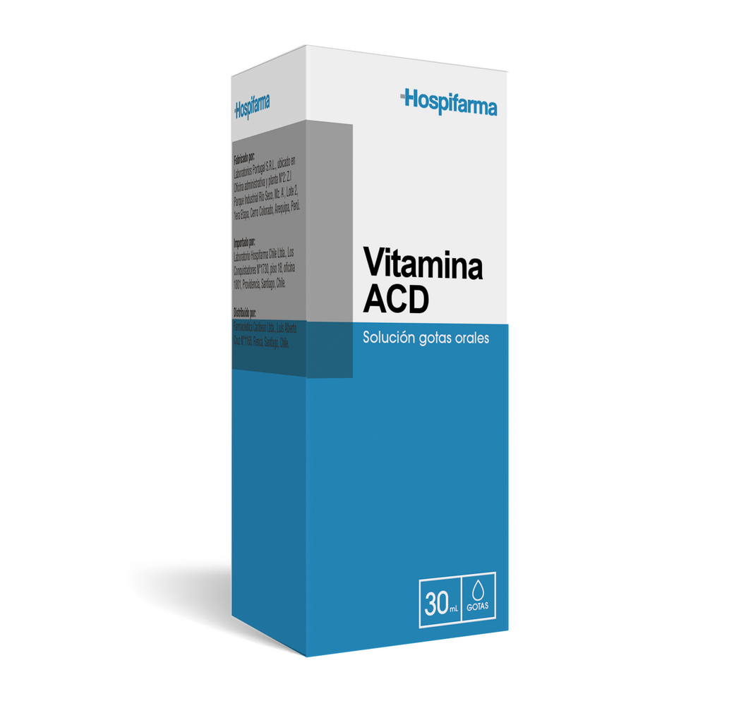 VITAMINAS ACD GOTAS X 30 ML - Farmacias Roraima