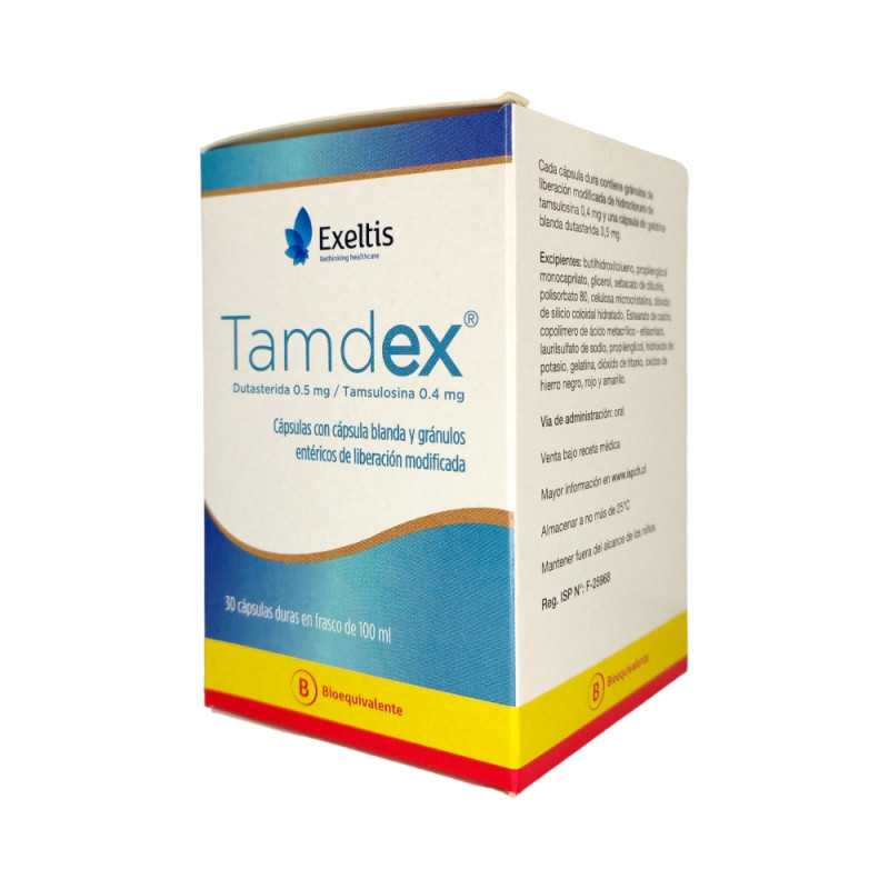 TAMDEX CAPSULAS 0,5MG/0,4MG X 30 - Farmacias Roraima