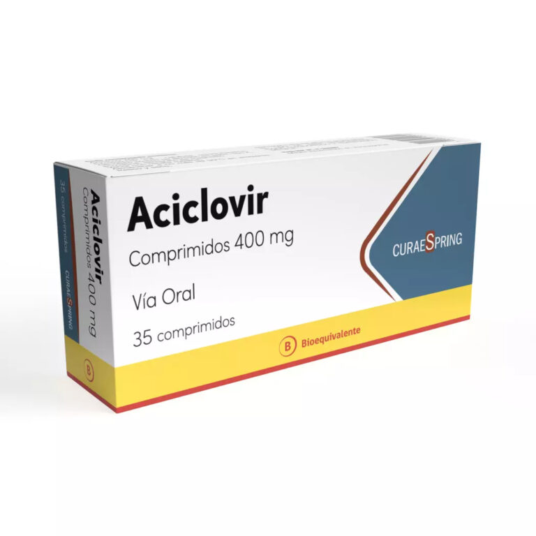 ACICLOVIR COMPRIMIDOS 400 MG X 35 - Farmacias Roraima