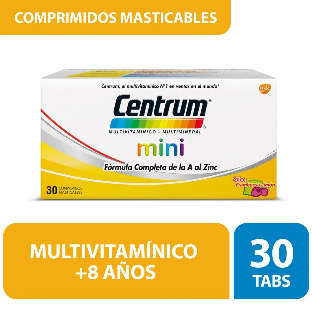 CENTRUM KIDS COMPRIMIDOS X 30 - Farmacias Roraima