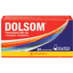 DOLSOM COMPRIMIDOS 500 MG X 24 - Farmacias Roraima