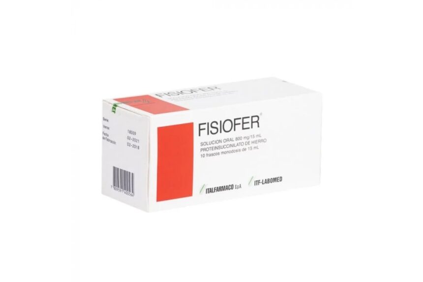FISIOFER SOLUCION 800 MG X 15 ML X 10 UND - Farmacias Roraima
