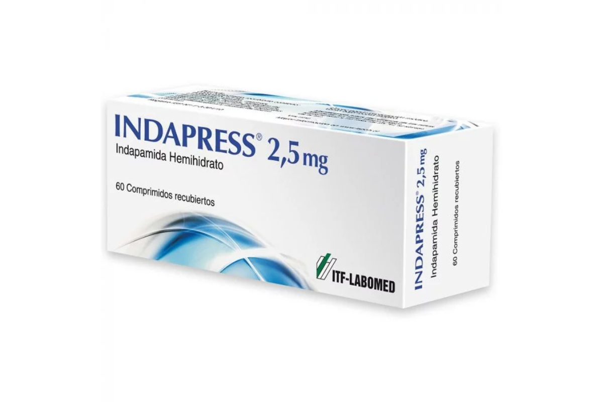 INDAPRESS COMPRIMIDOS 2,5 MG X 60 - Farmacias Roraima