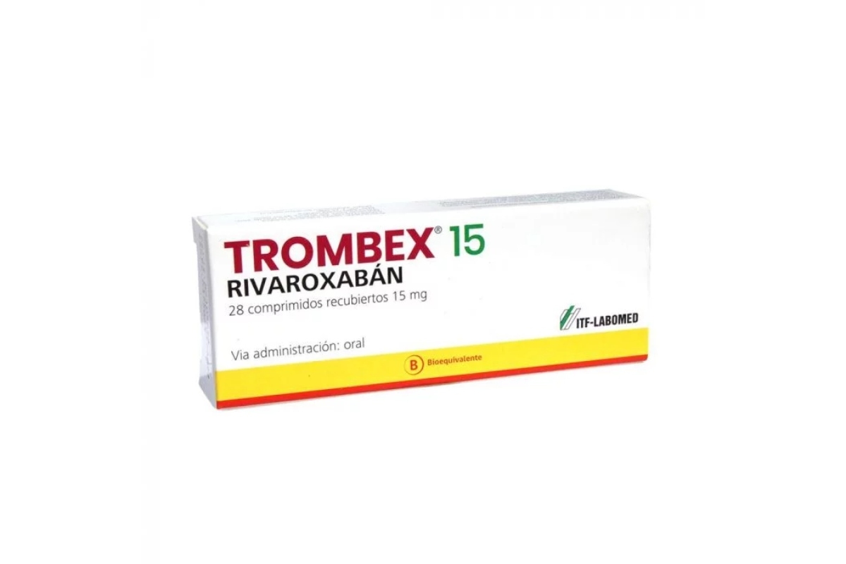 TROMBEX COMPRIMIDOS 15 MG X 28 - Farmacias Roraima