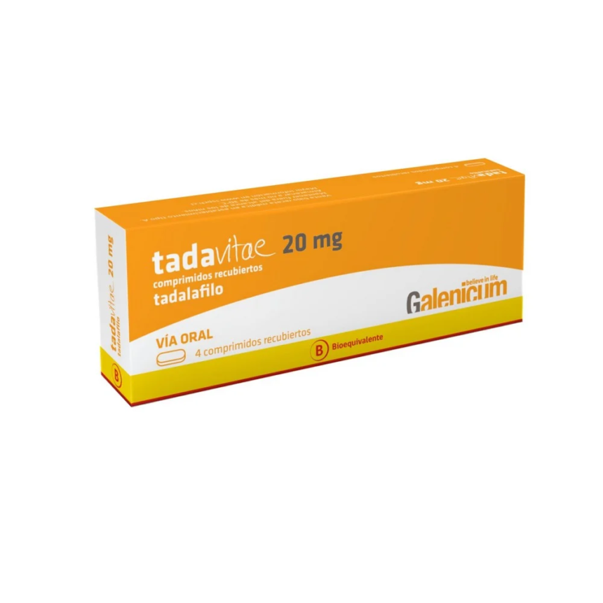 TADALAFILO COMPRIMIDOS 20 MG X 4 - Farmacias Roraima