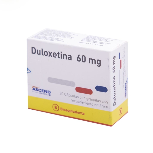 DULOXETINA CAPSULAS 60 MG X 30 - Farmacias Roraima
